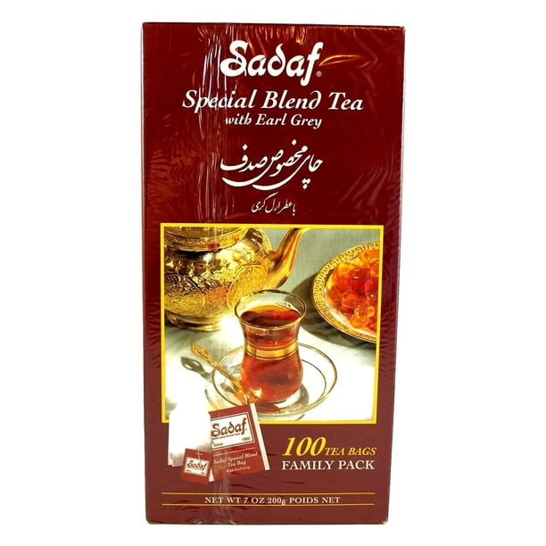 SADAF Special Blend Tea with Earl Grey ~ 100 Tea Bags - Walmart.com