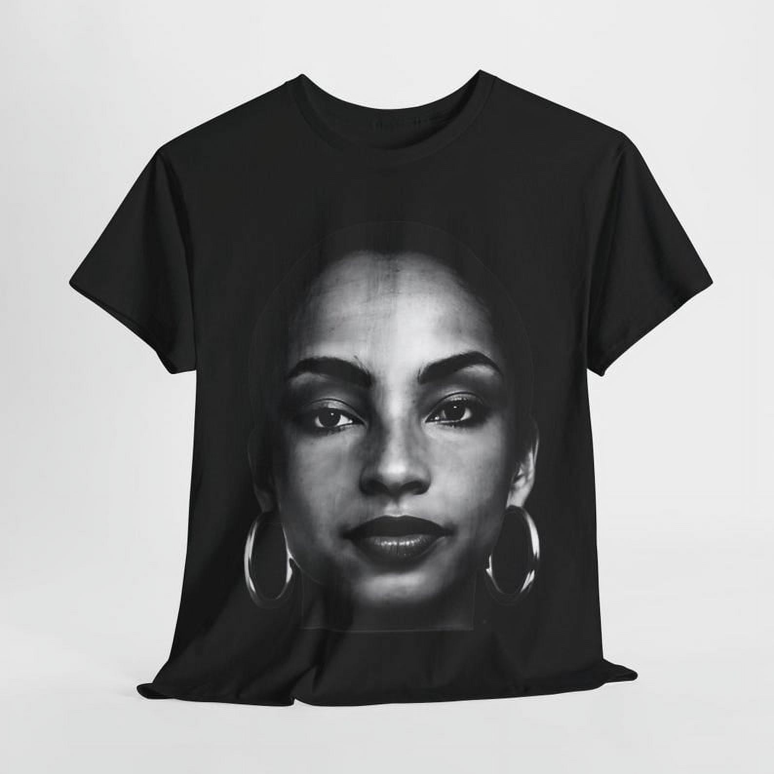 SADE T-SHIRT - Graphic Sade Adu Black and White Heavy Cotton Tee Shirt ...