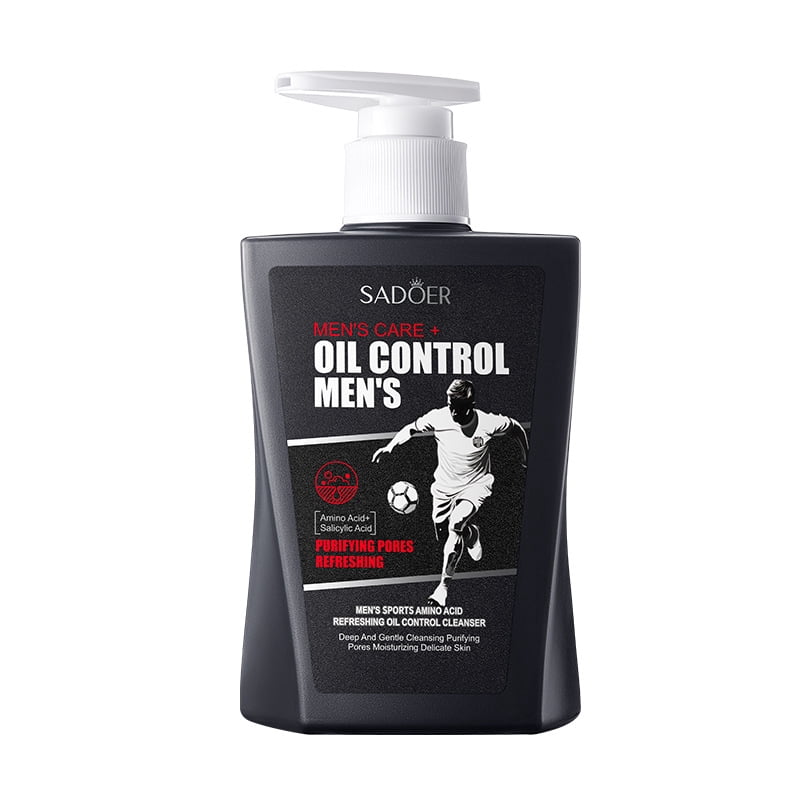 SADOER Men's Amino Acid Refreshing Oil Control Facial Cleanser 190g ...