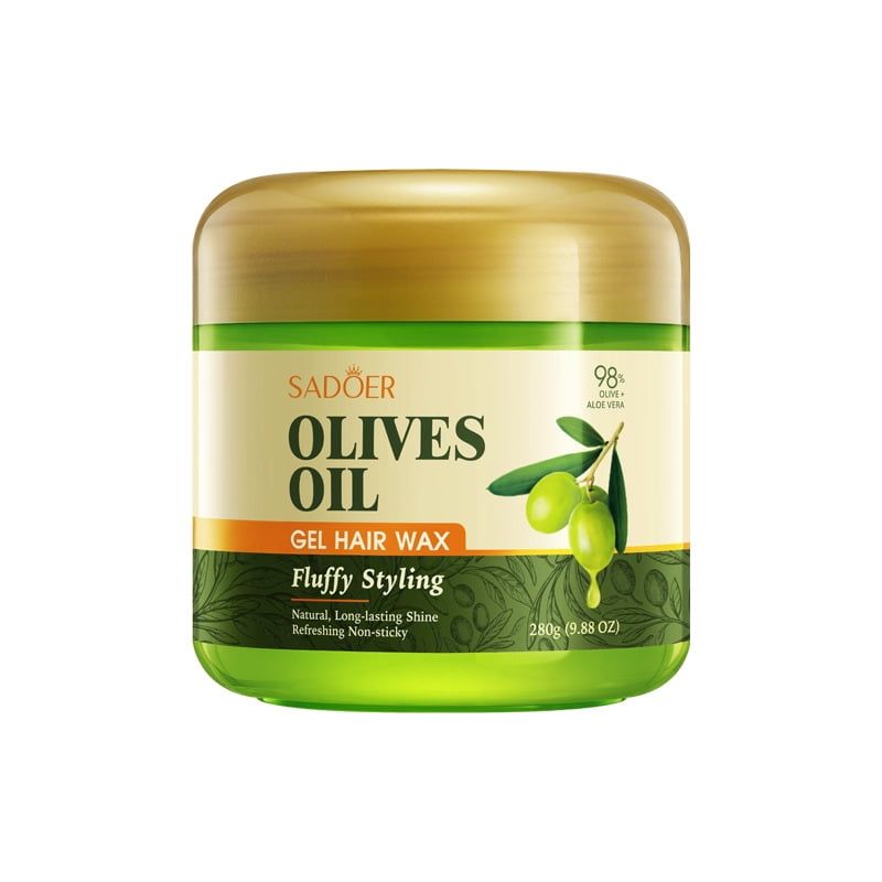 SADOER Olive Oil Nourishing and Setting gel Hair Wax 280g - Walmart.com