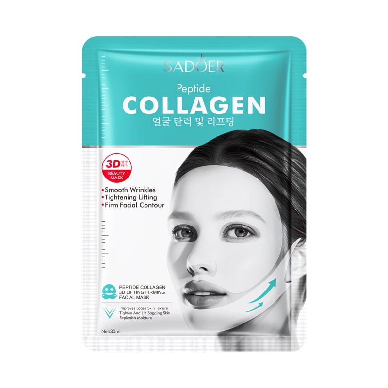 SADOER polypeptide collagen 3D lifting and tightening facial mask 25ml ...