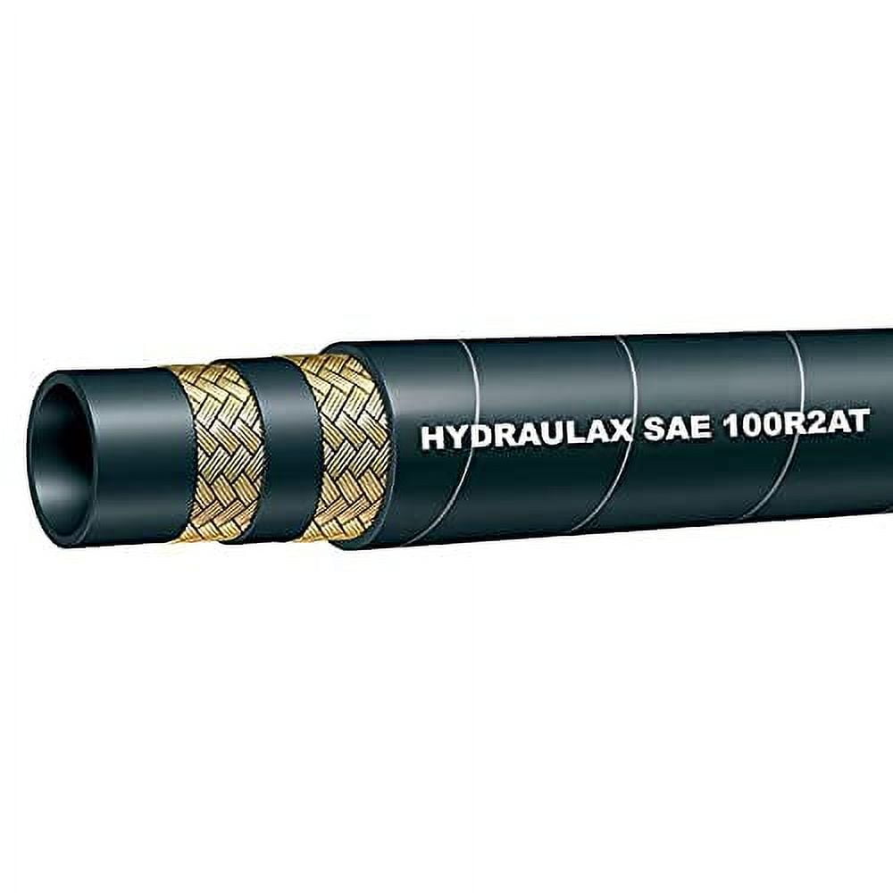 SAE 100R2AT Hydraulic Hose 2-Wire R2 Steel Wire Reinforced (1/4" ID ...