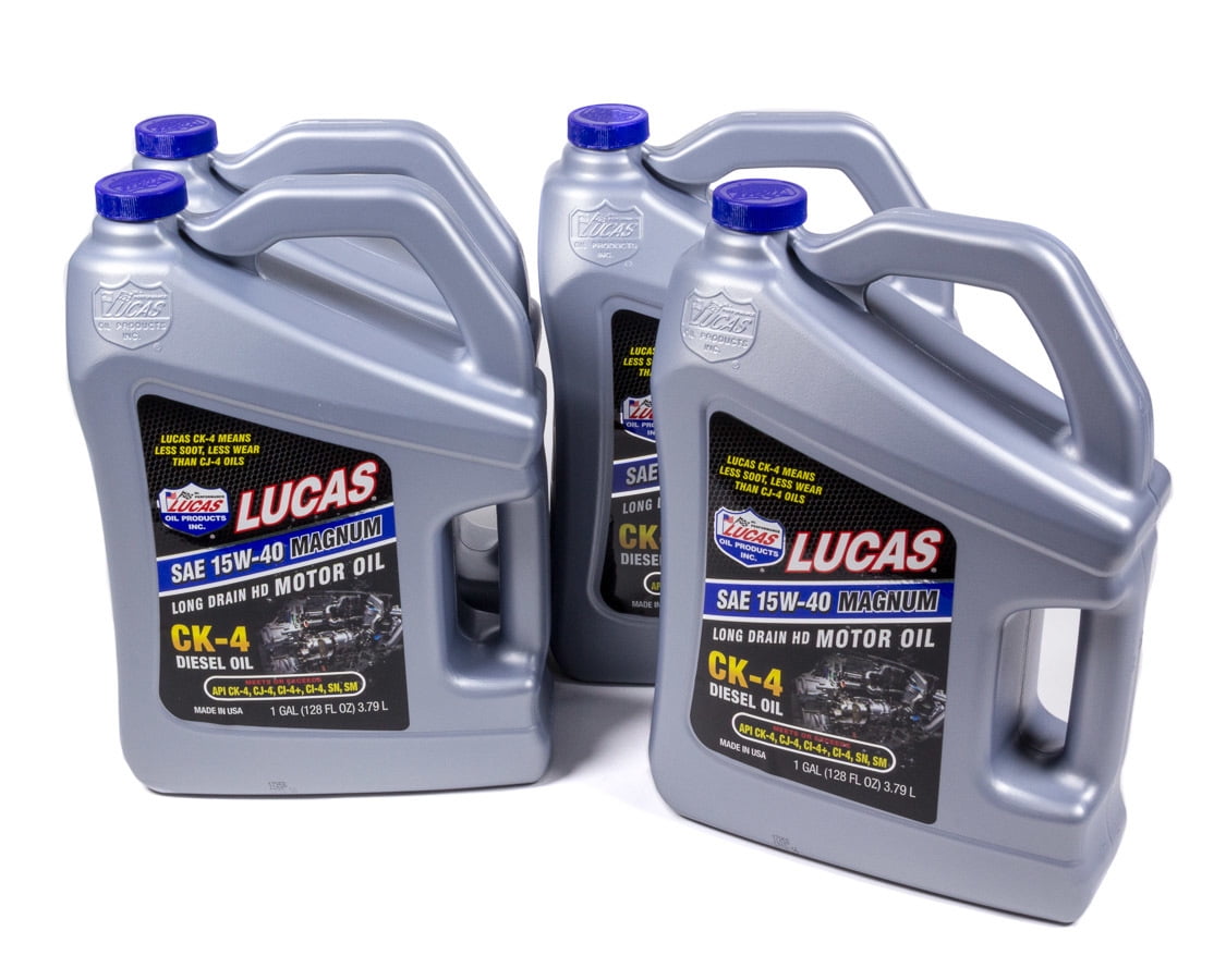 SAE 15W40 Diesel Oil Case 4 x 1 Gal. - Walmart.com