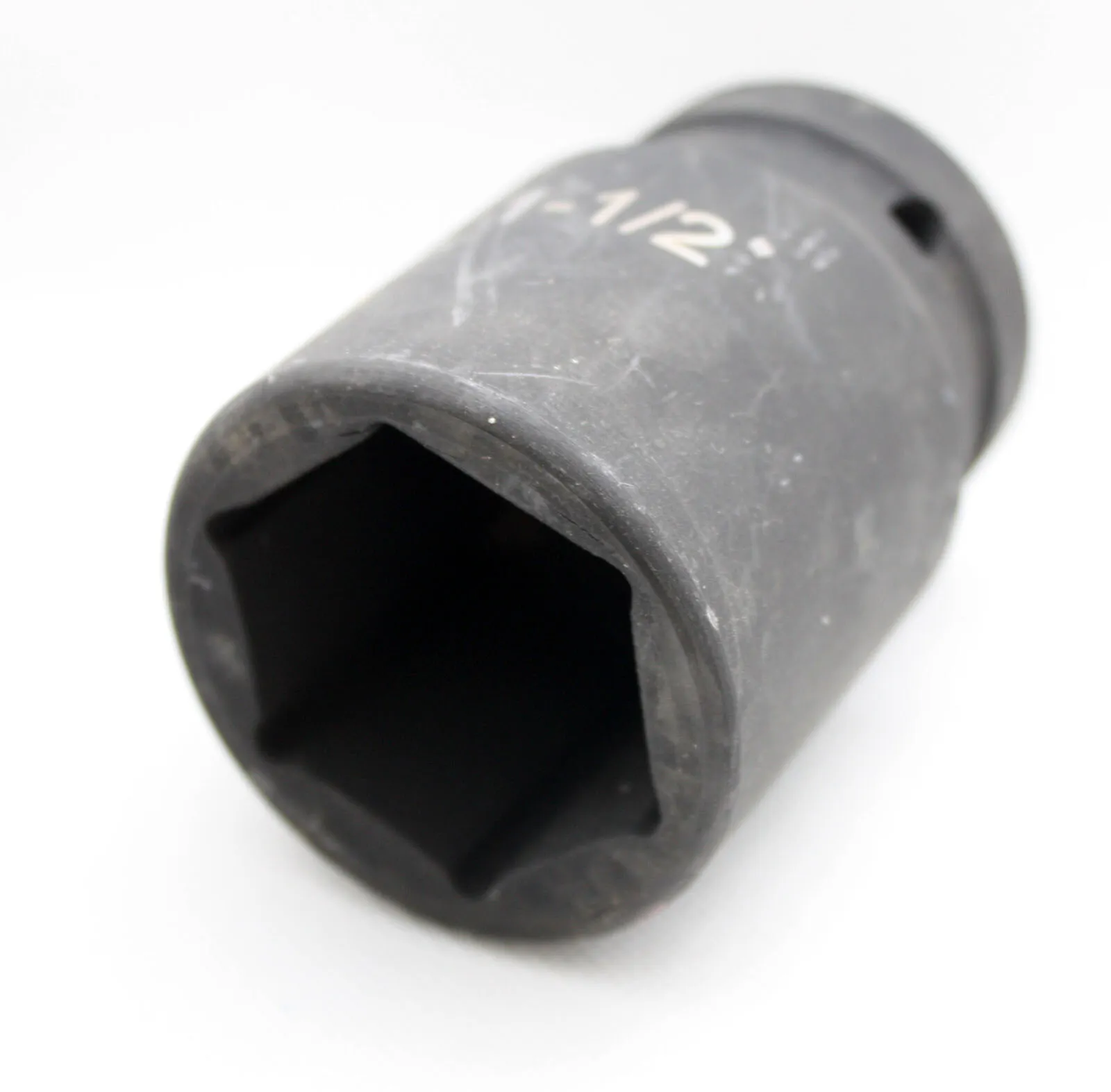 SAE 6 Point Cr-V Deep Air Impact Socket for Truck Lug Nut 1" Drive x 1 ...