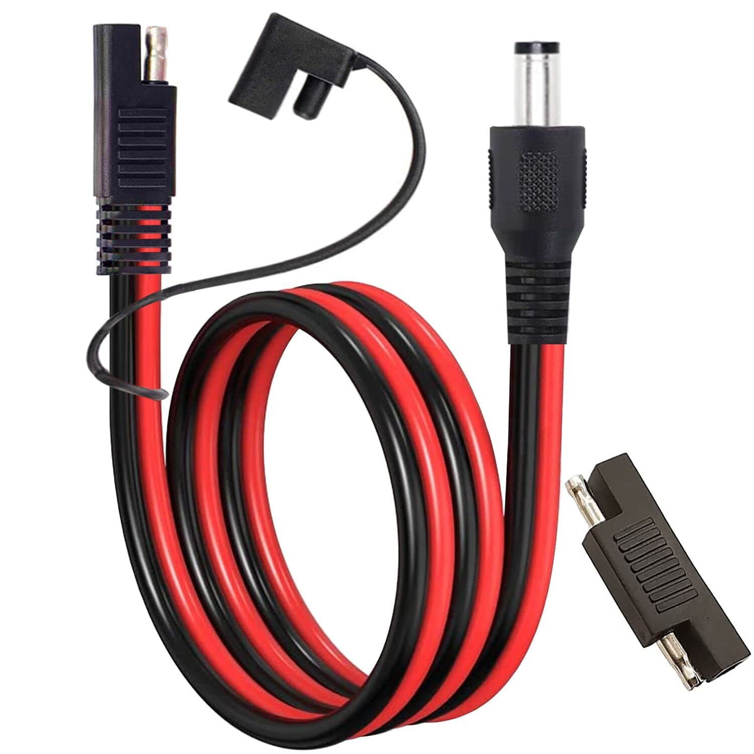 SAE to DC Coaxial Adapter Cable SAE Plug to DC 5.5 x 2.1mm Adapter ...