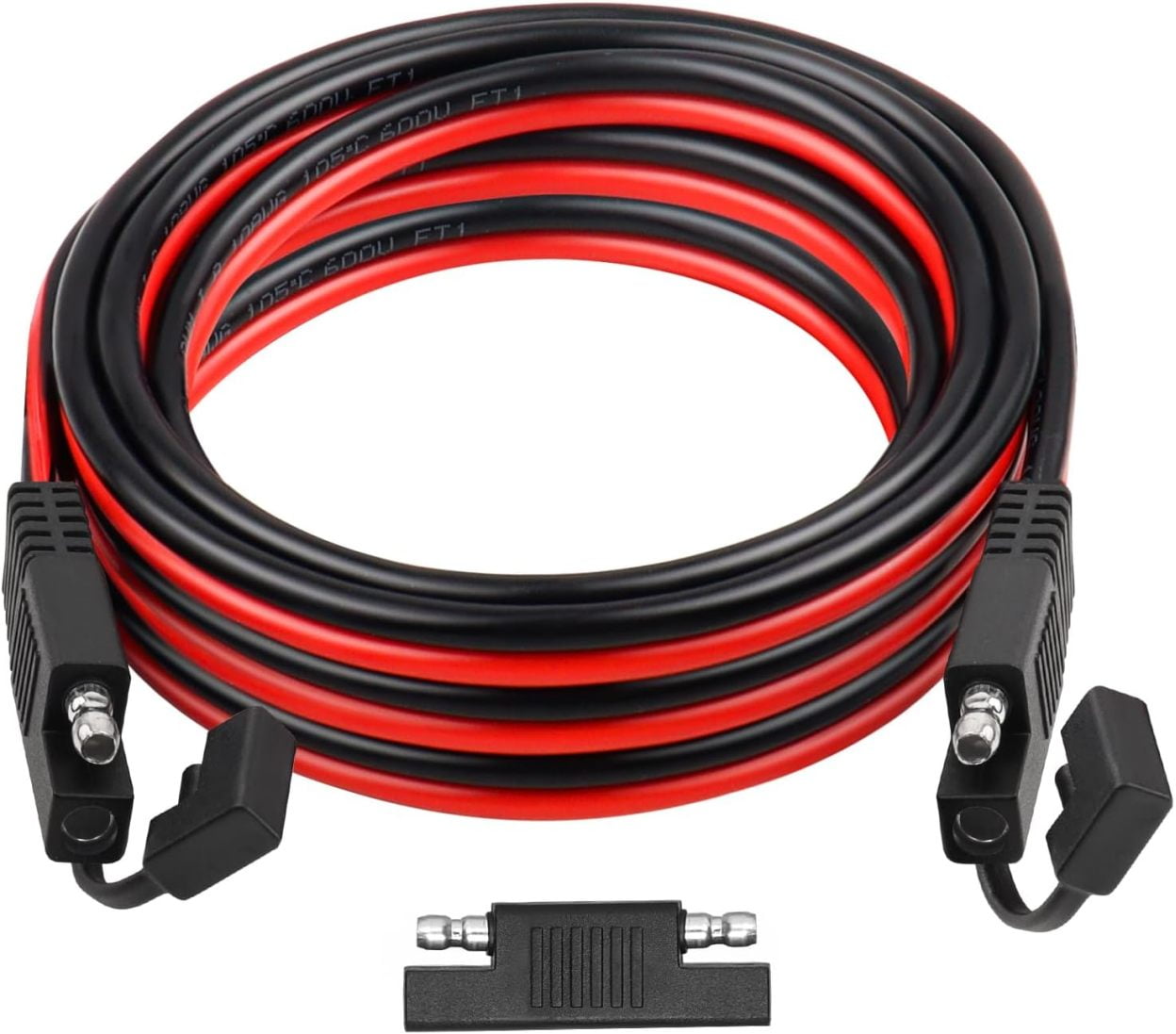 SAE Extension Cable 15FT–SAE to SAE Heavy Duty 10AWG Tinned Copper Wire ...