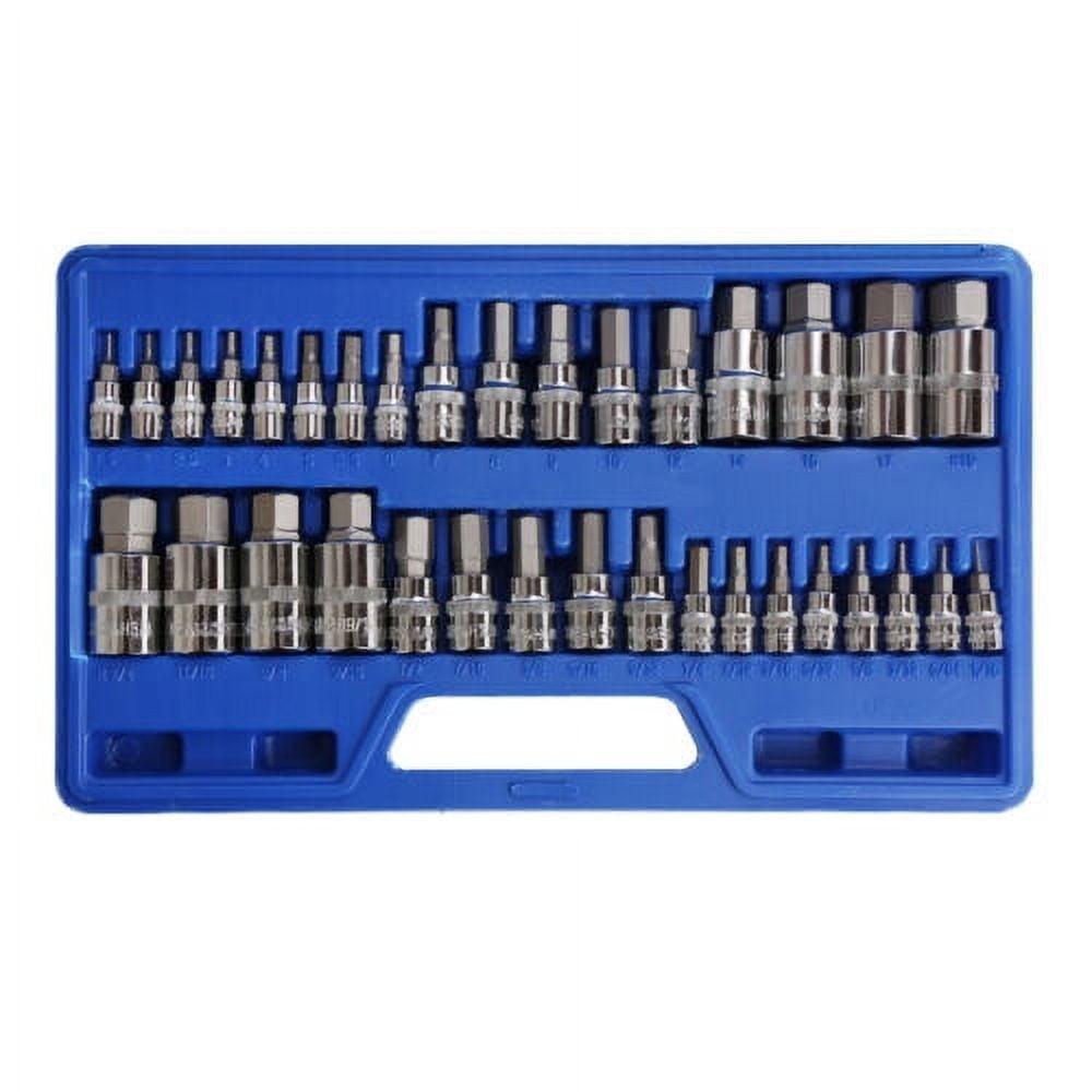 SAE & Metric Socket Set Standard Allen 1/4" 3/8" 1/2" | Master Hex Bit ...