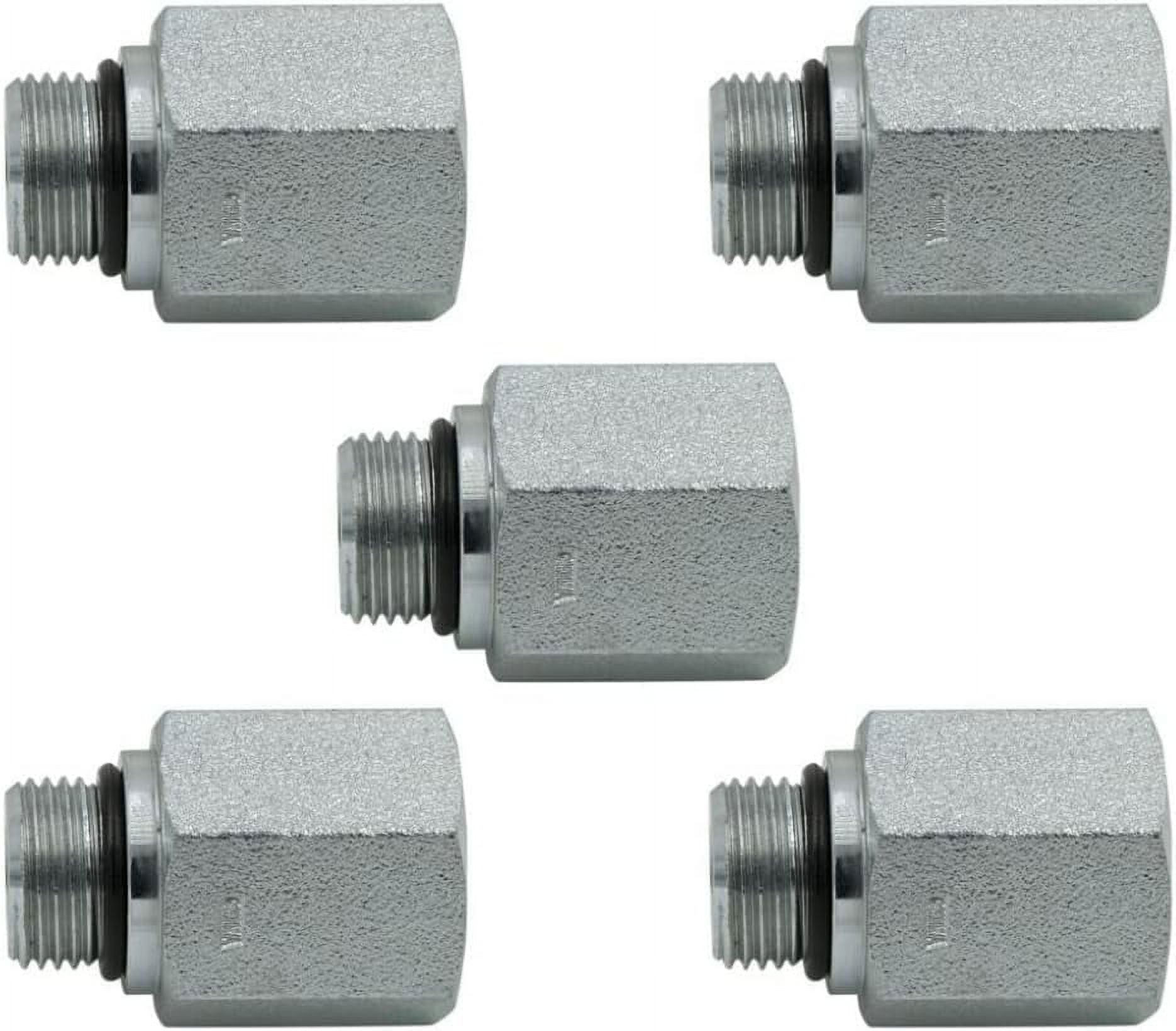 SAE/ORB Male x 1" NPTF Female Straight Joiner/Connector Hydraulic ...