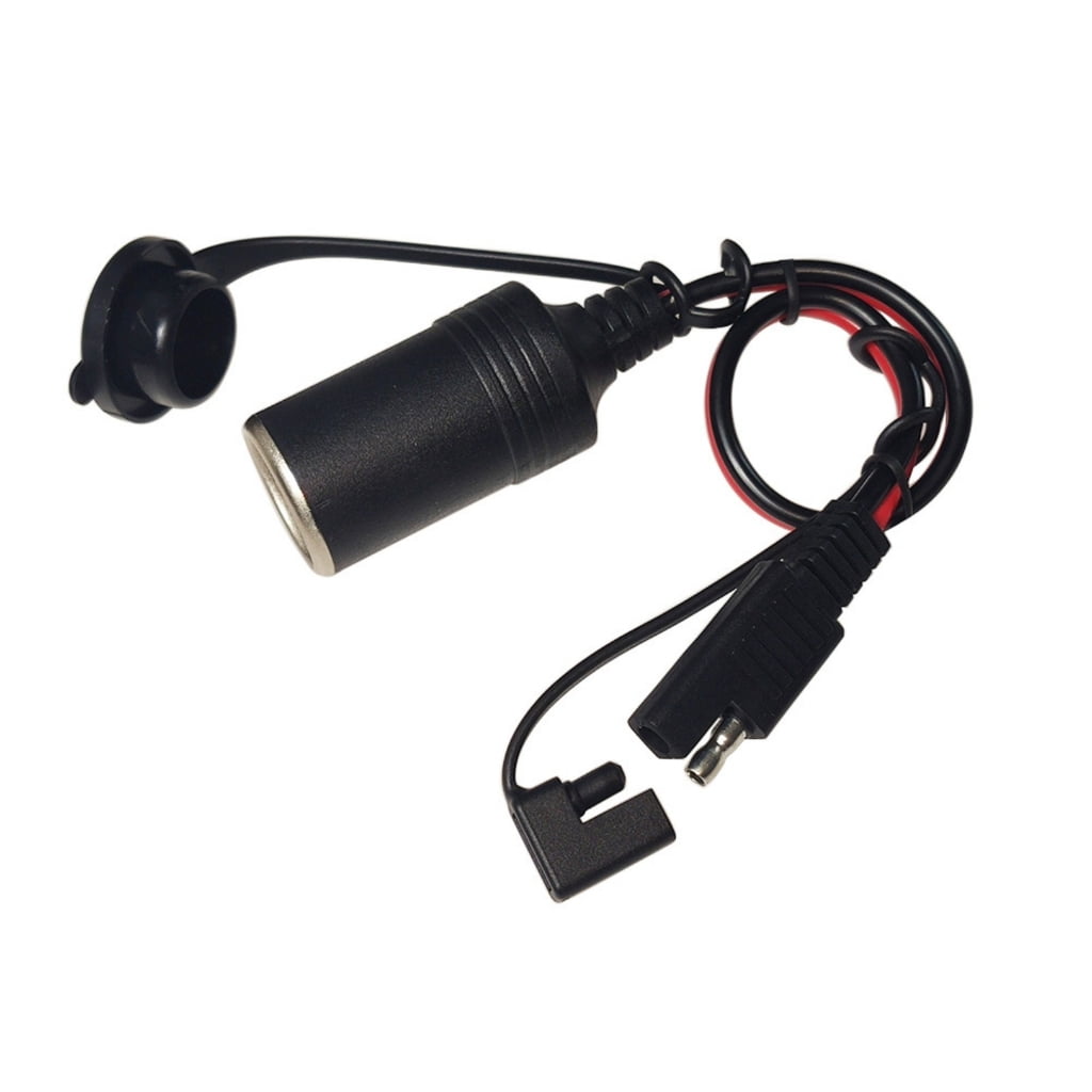 SAE to Car Charger Cable SAE Male to Female Cigarettes Lighter Socket ...