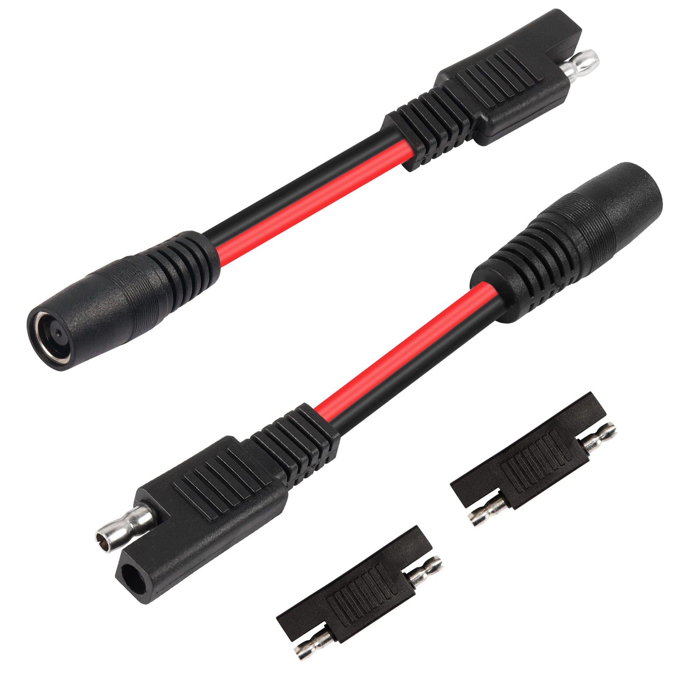 SAE to DC 8mm Short Power Cable for Solar Generators - 2-Pack - Walmart.com