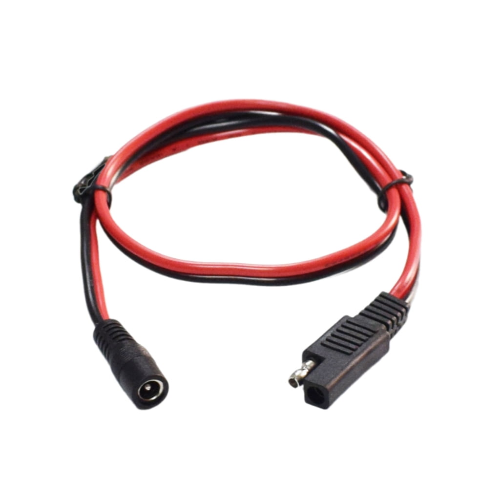 SAE to Female DC5.5x2.1mm Converter Cable for Motorcycle Power Cable ...