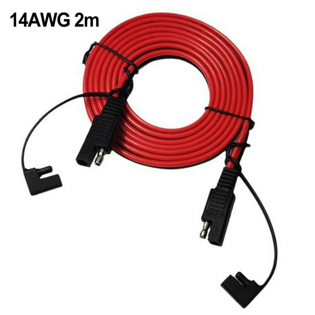 SAE to SAE Extension Cable 14AWG, Quick Disconnect Wire Harness for Solar Panel - Walmart.com