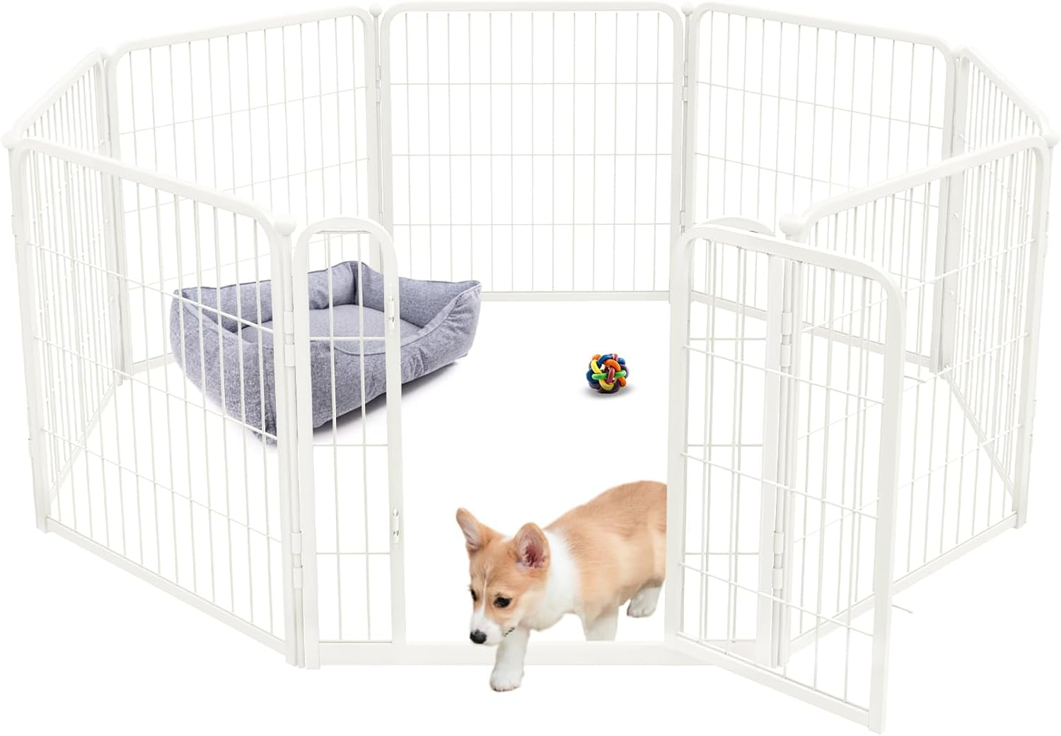 SAEWUD Dog Playpen for Indoor Use - Stress-Free and Safe Play, Heavy ...