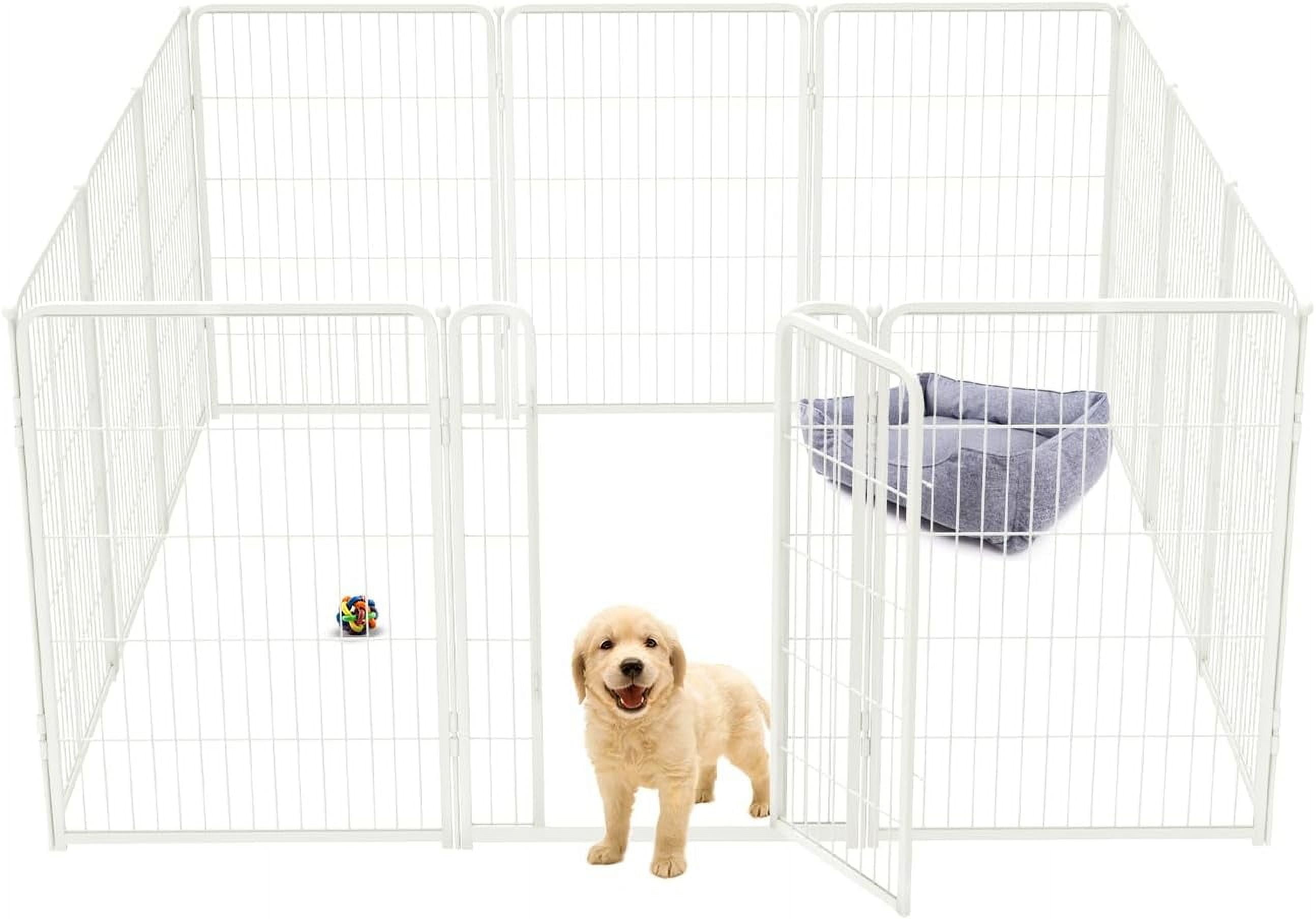 SAEWUD Dog Playpen for Indoor Use - Stress-Free and Safe Play, Heavy ...