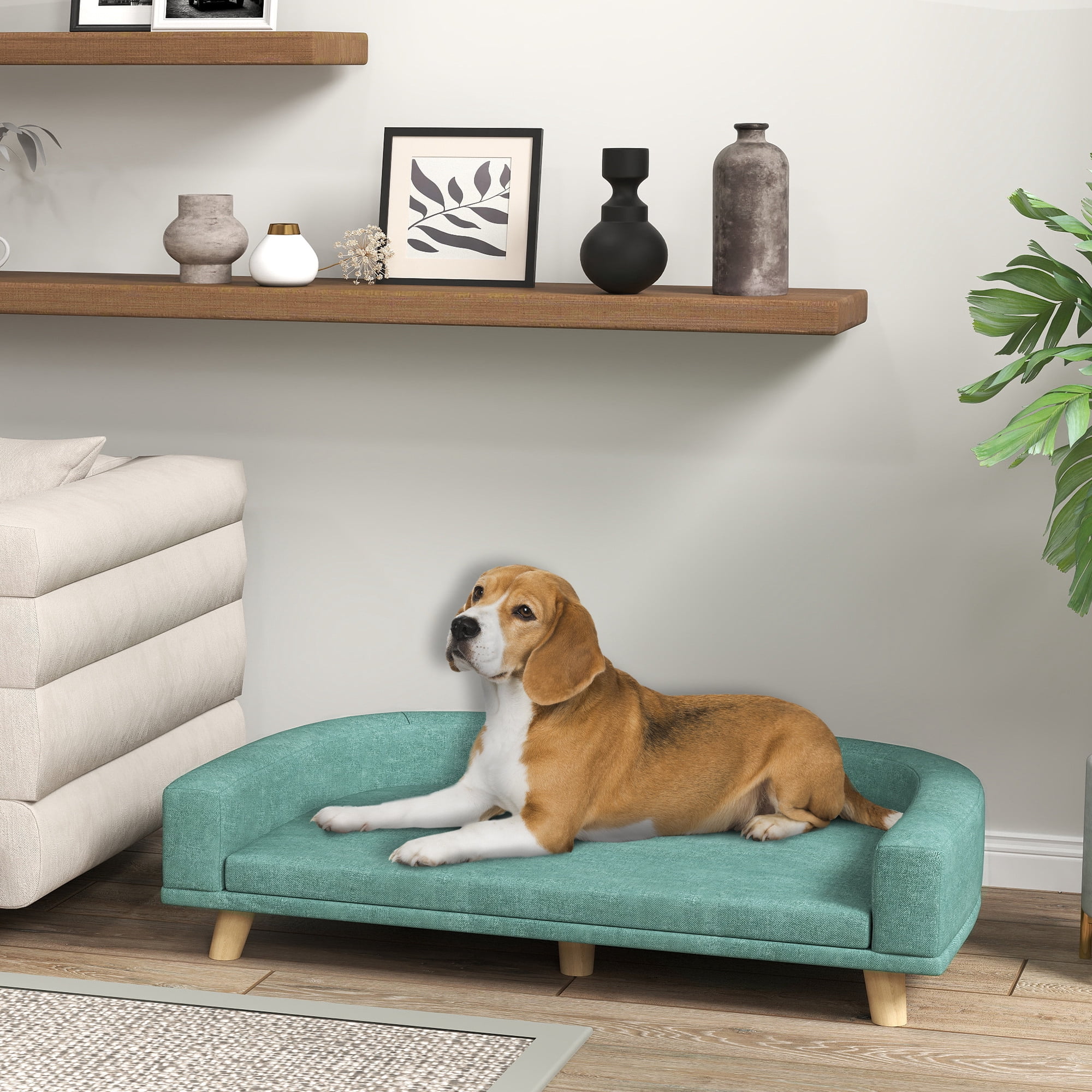 SAEWUD Dog Sofa Couch for Large Dogs & Cats - Comfortable Luxury ...
