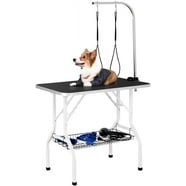 SHELANDY Professional Pet Grooming Table with Double Leashes and Clamp ...