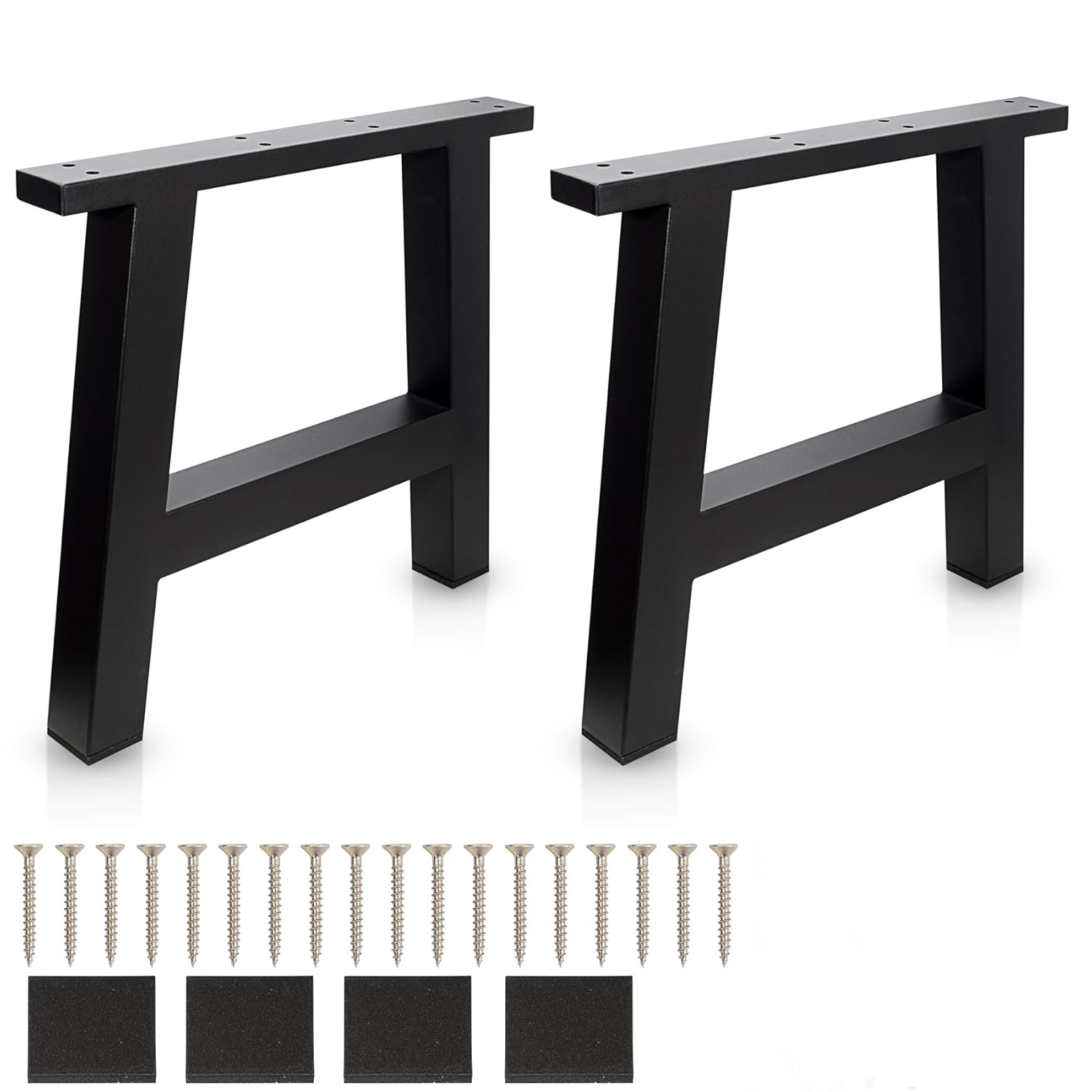 SAEZEPHYRS 16 Inch HShape Table Legs Metal Bench Legs Coffee Table Legs ...