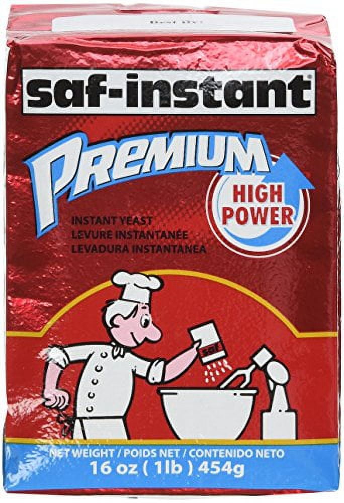 SAF Instant Premium Yeast 16 Oz, (Single Pack) - Walmart.com