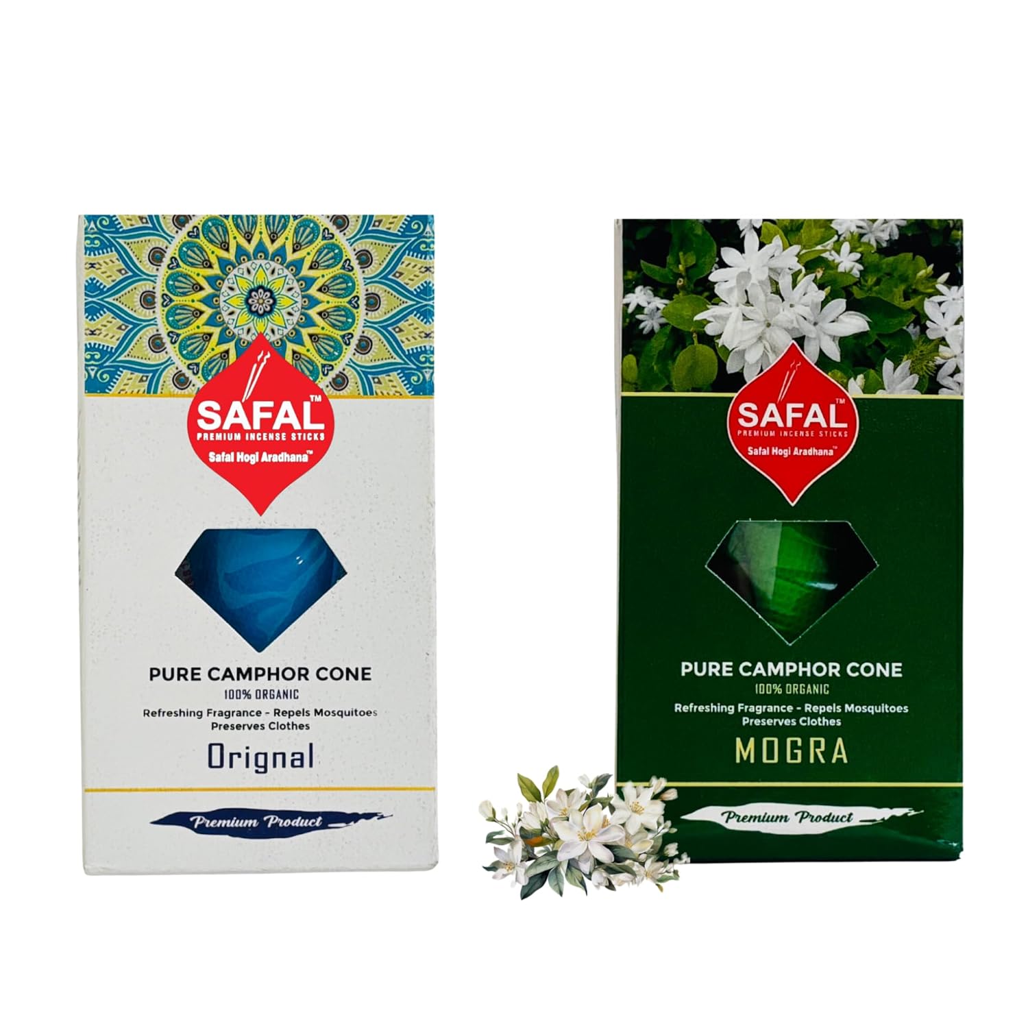 SAFAL Camphor Cone for Home Kapoor for Pooja 45 Days Refreshing ...