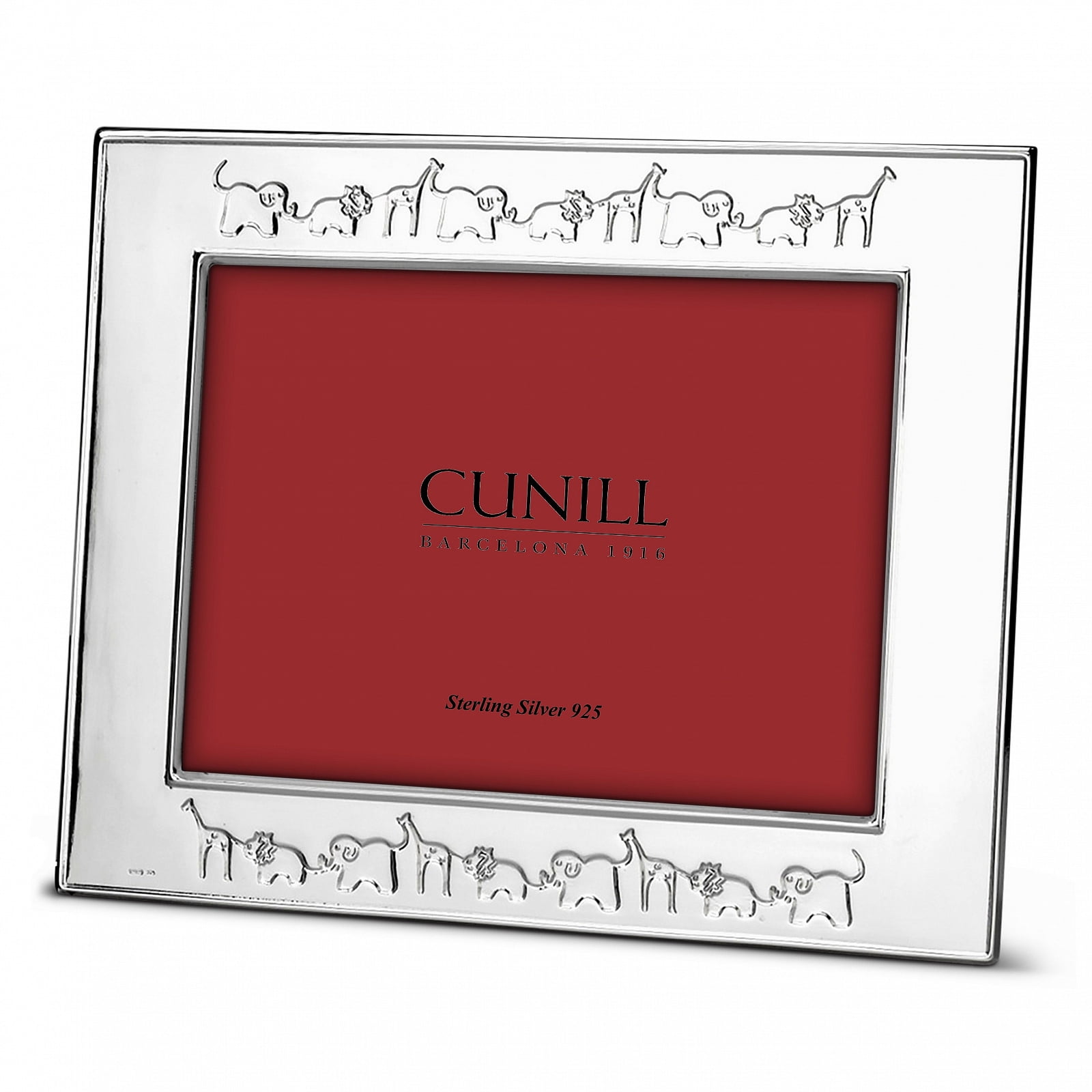 SAFARI PARADE Fine Sterling Silver 7x5 frame by Cunill Italy - 5x7 ...