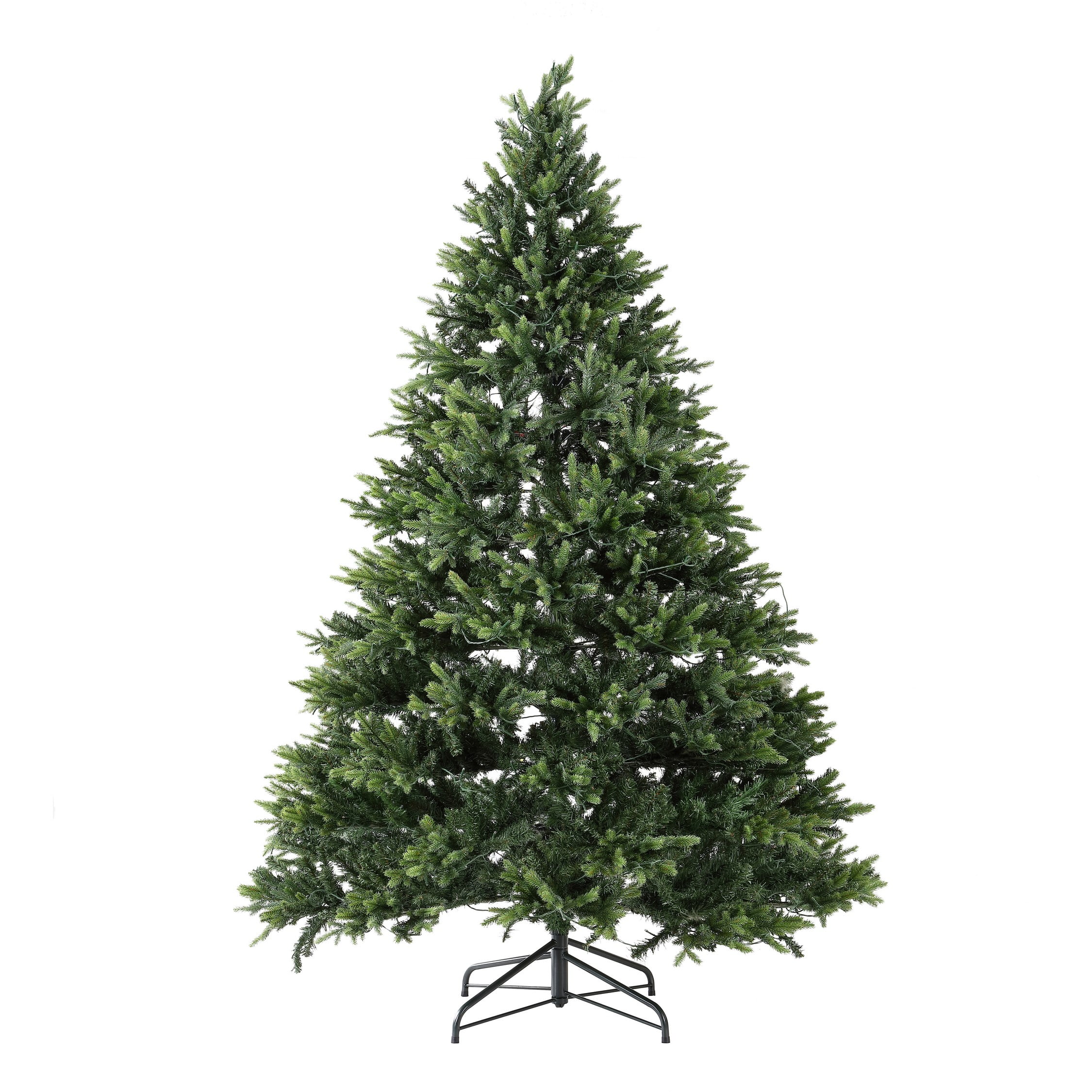 SAFAVIEH 7.5 Ft Pre-Lit Fully Decorated Artificial Christmas Tree ...