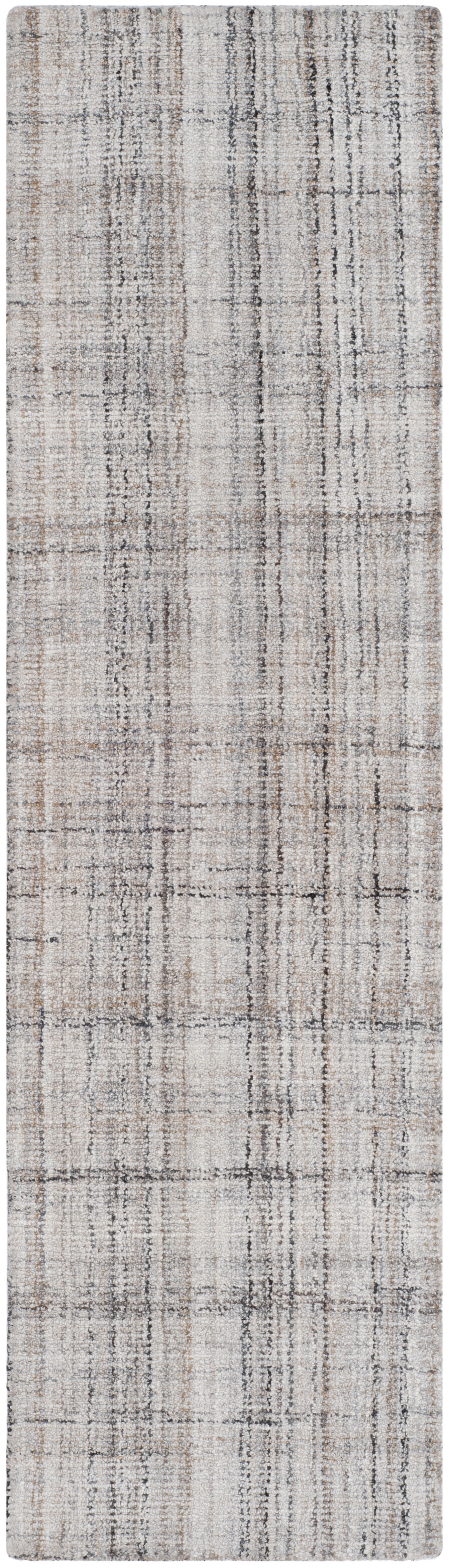 SAFAVIEH Abstract Bailey Striped Runner Rug, Camel/Black, 2'3" x 18 ...