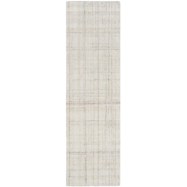 SAFAVIEH Abstract Bailey Striped Area Rug, Ivory/Beige, 6' x 9 ...