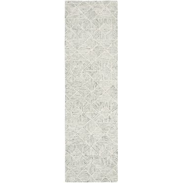 SAFAVIEH Abstract Brock Geometric Wool Area Rug, Light Green, 8' x 10 ...