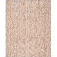 SAFAVIEH Abstract Delia Geometric Striped Wool Area Rug, Beige/Rust, 9 ...