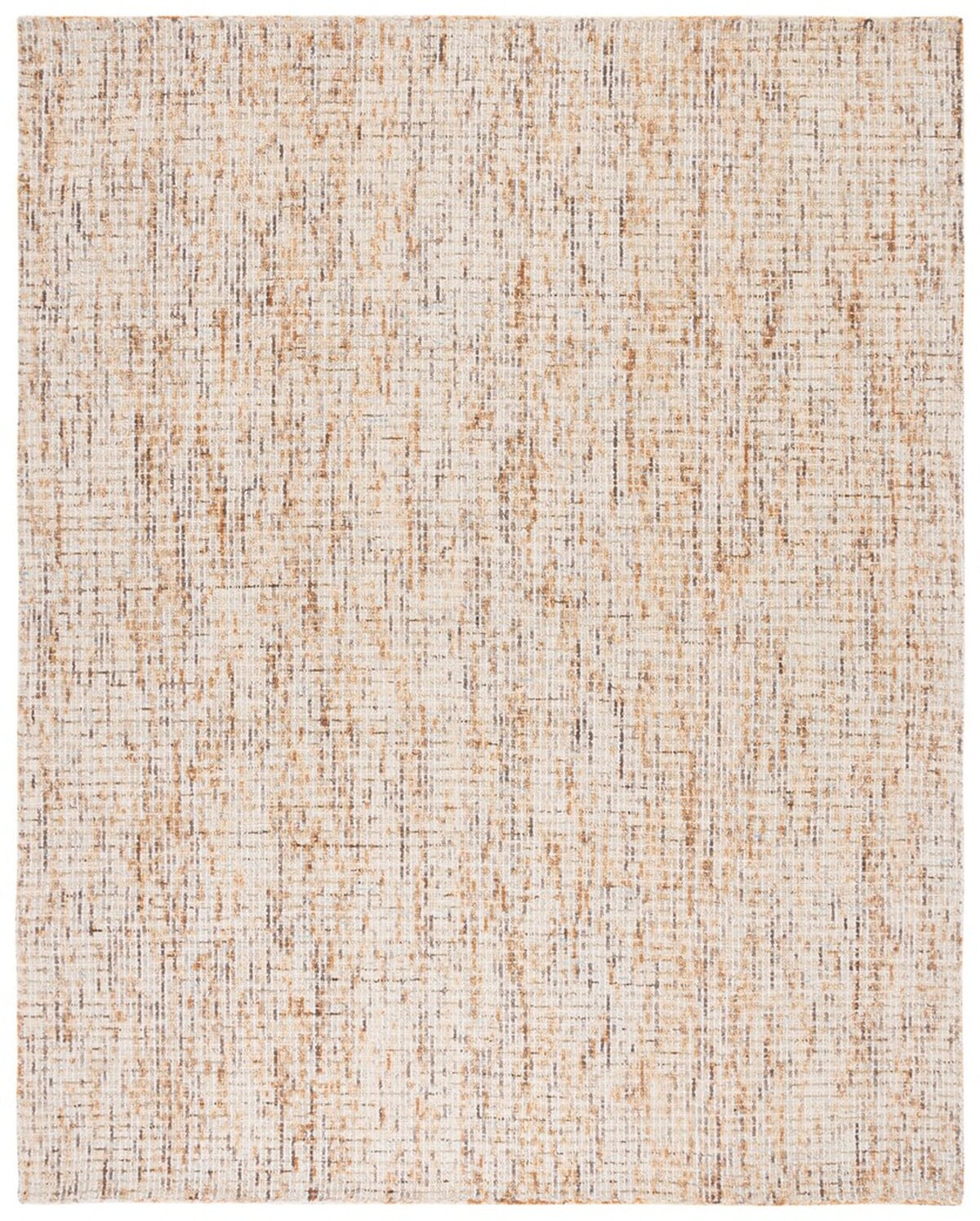 SAFAVIEH Abstract Delia Geometric Striped Wool Area Rug, Gold/Blue, 11 ...