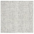 SAFAVIEH Abstract Delia Geometric Striped Wool Area Rug, Grey/Ivory, 8 ...