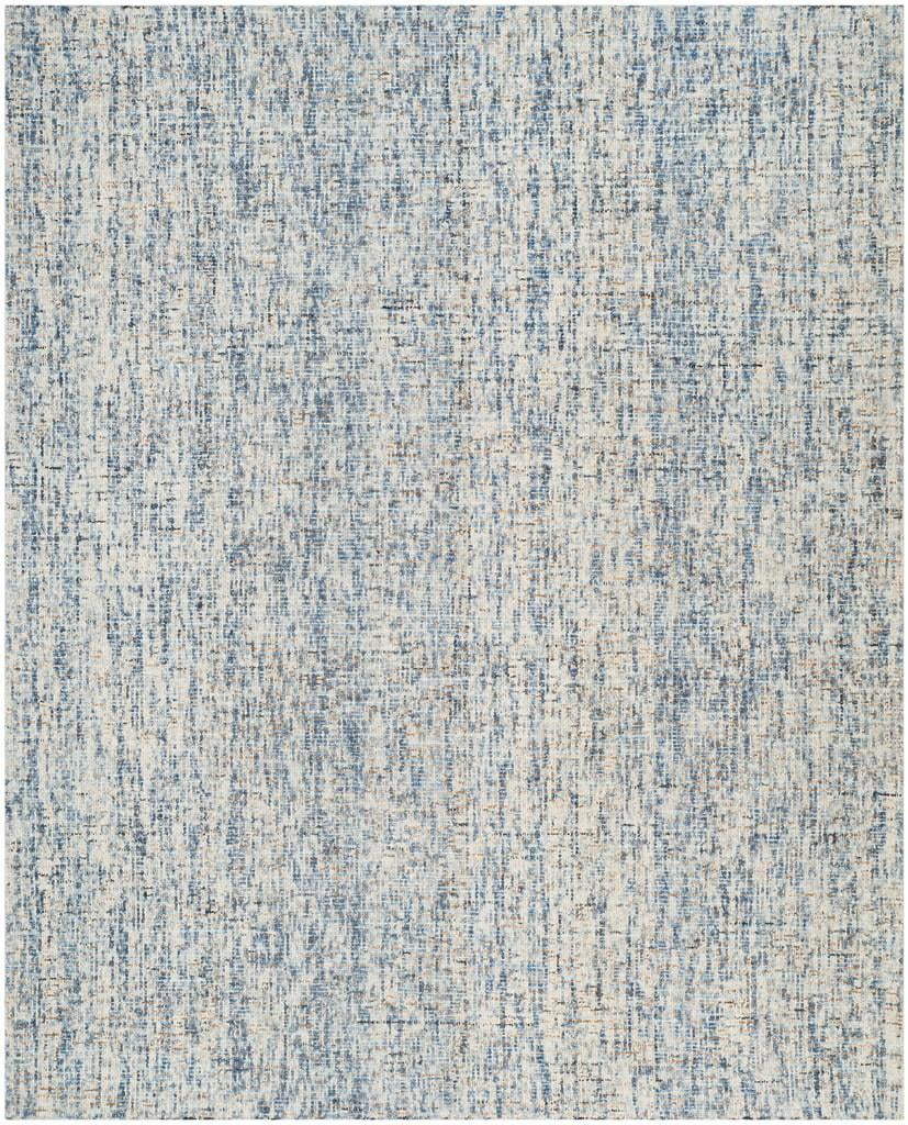 SAFAVIEH Abstract Delia Geometric Wool Area Rug, Dark Blue/Rust, 10' x ...