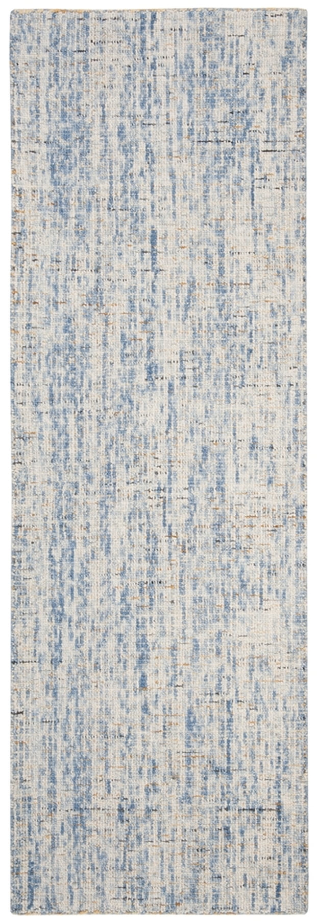 SAFAVIEH Abstract Delia Geometric Wool Runner Rug, Dark Blue/Rust, 2'3 ...