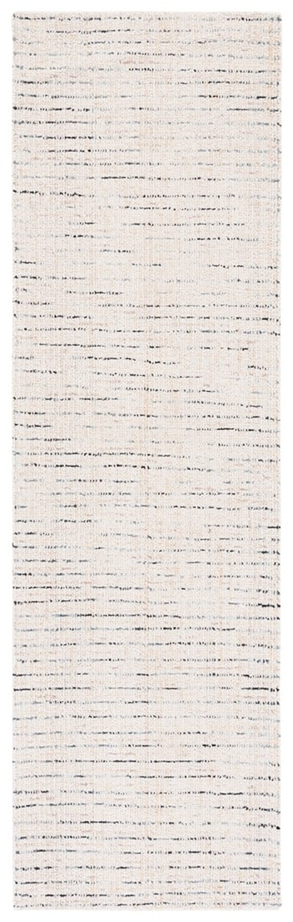 SAFAVIEH Abstract Delia Geometric Wool Runner Rug, Ivory/Blue, 2'3" x 8 ...