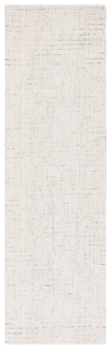 SAFAVIEH Abstract Delia Geometric Wool Runner Rug, Ivory/Light Grey, 2 ...