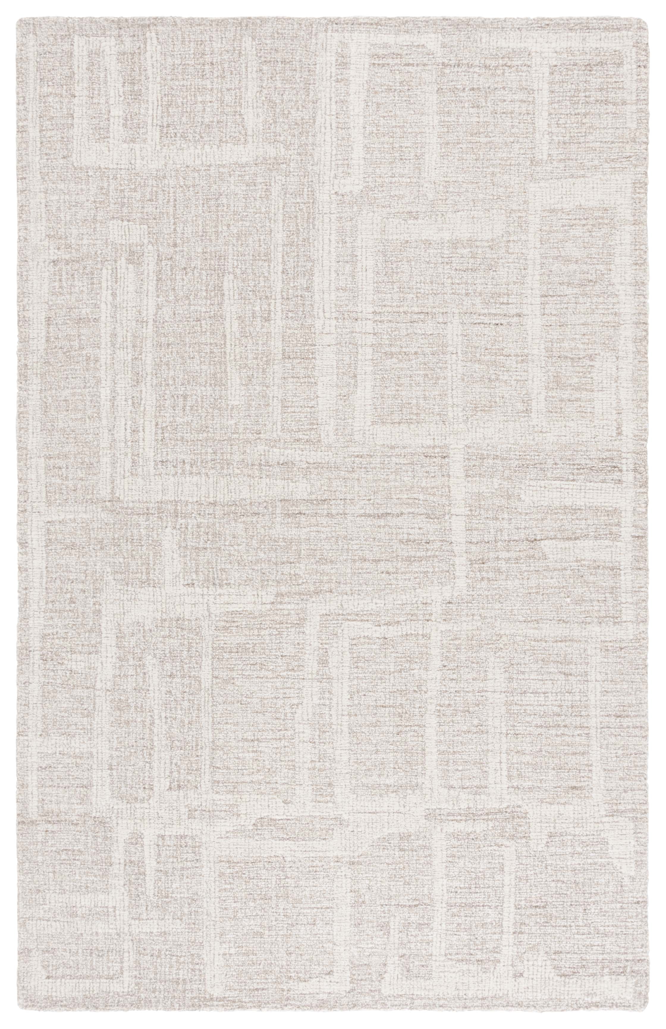 SAFAVIEH Abstract Lydia Geometric Area Rug, Beige/Ivory, 5' x 8 ...