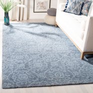 SAFAVIEH Micro-Loop Braylon Traditional Floral Wool Runner Rug, Ivory ...