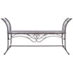 Safavieh Adina Indoor/Outdoor Wrought Iron Garden Bench, 51.25" W ...