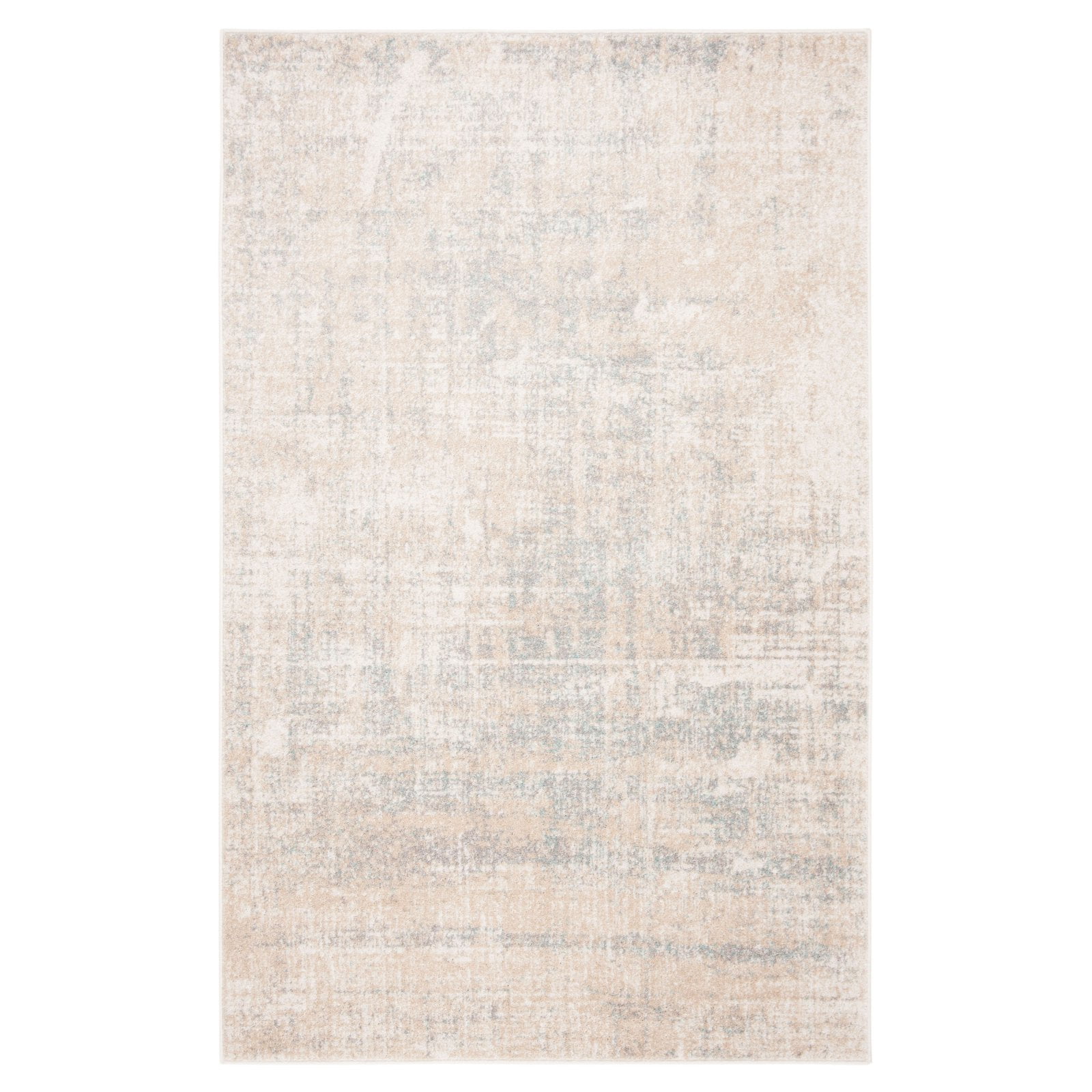 SAFAVIEH Adirondack Boniface Overdyed Area Rug, Beige/Slate, 6' x 6 ...