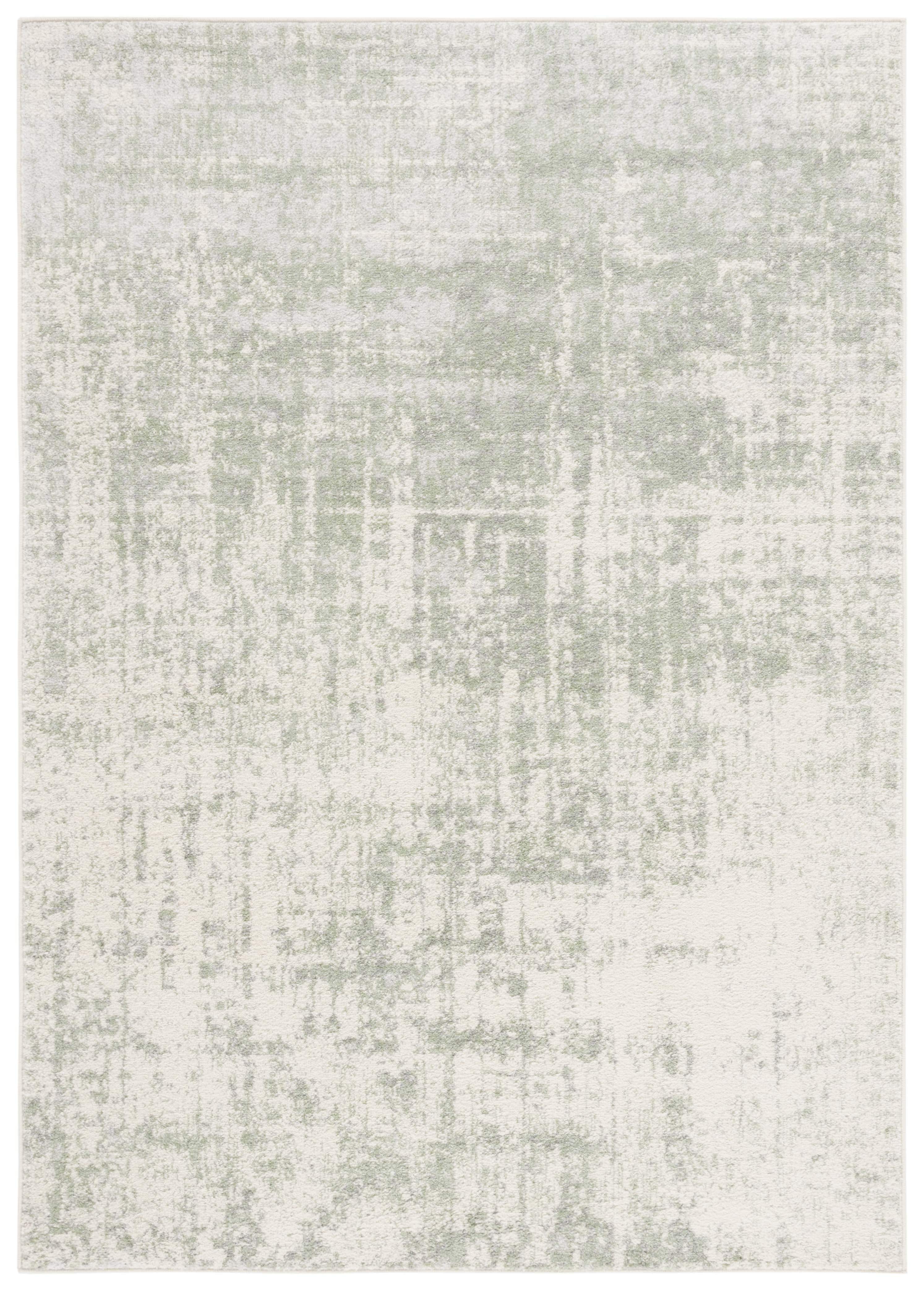 SAFAVIEH Adirondack Boniface Overdyed Area Rug, Sage/Ivory, 6' x 9 ...