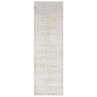 SAFAVIEH Hudson Shag Jack Abstract Area Rug, Ivory/Gold, 9' x 12 ...