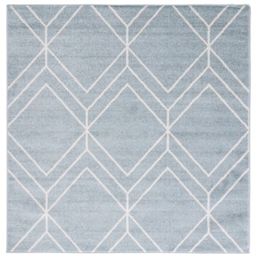 SAFAVIEH Montauk Kimberlyn Geometric Diamond Cotton Area Rug, Blue ...