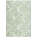 SAFAVIEH Adirondack Caitriona Geometric Area Rug, Sage/Ivory, 4' x 6 ...