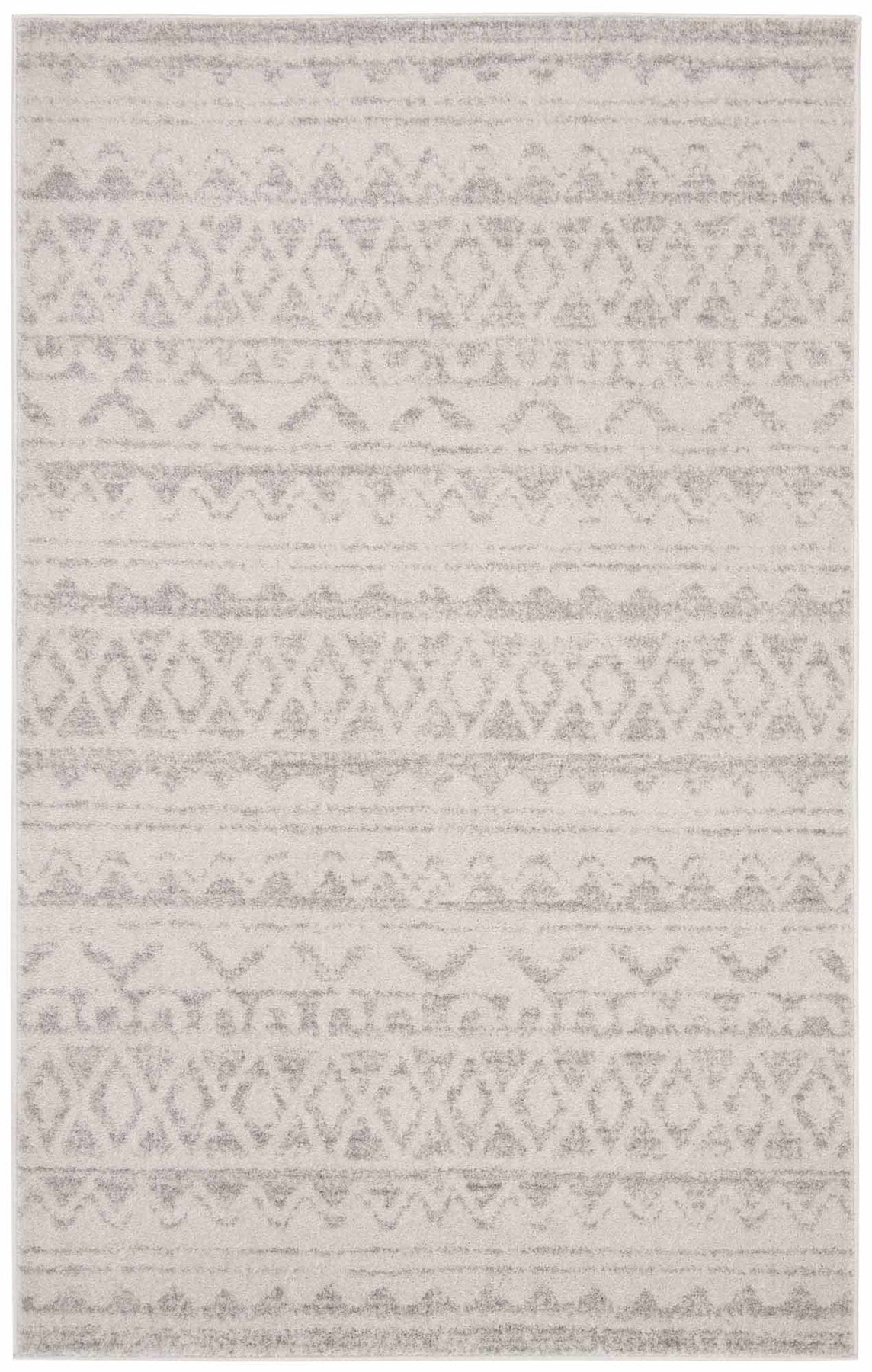 SAFAVIEH Adirondack Emil Abstract Area Rug, Ivory/Silver, 8' x 10 ...