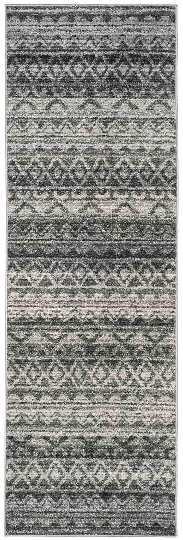 Safavieh Adirondack Emil Southwestern Area Rug Ivory Charcoal 2'6 x 14 ...