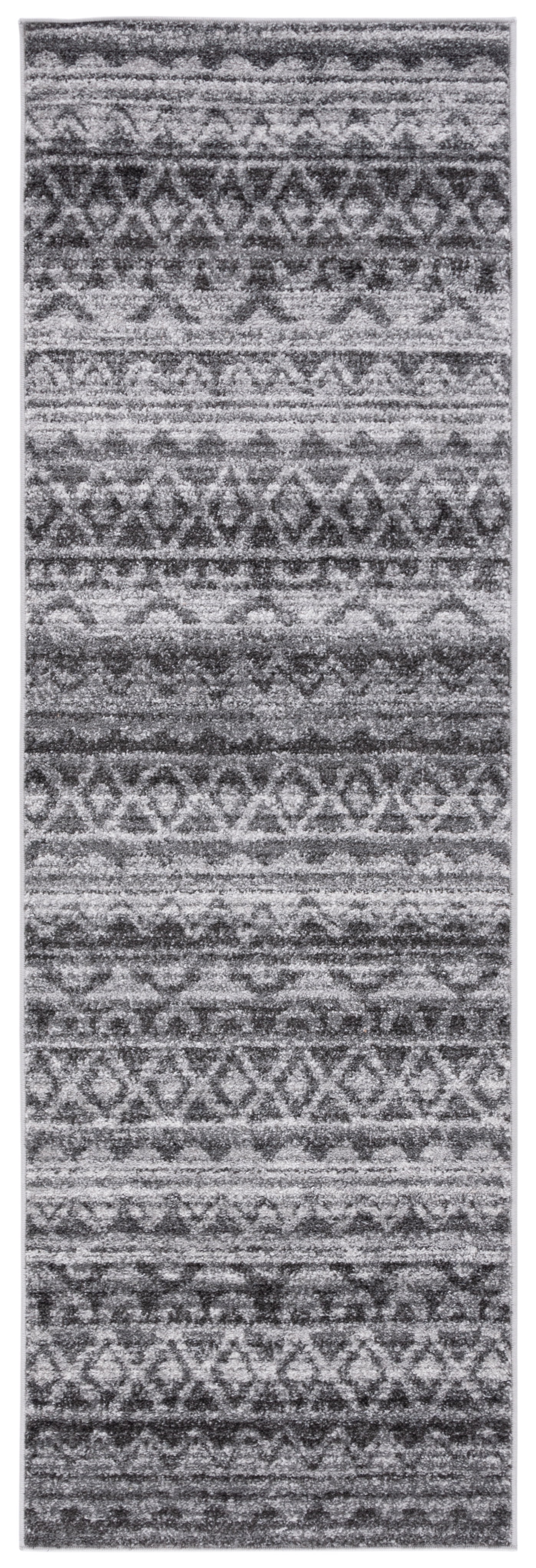 SAFAVIEH Adirondack Emil Southwestern Runner Rug, Ivory/Charcoal, 2'6 ...