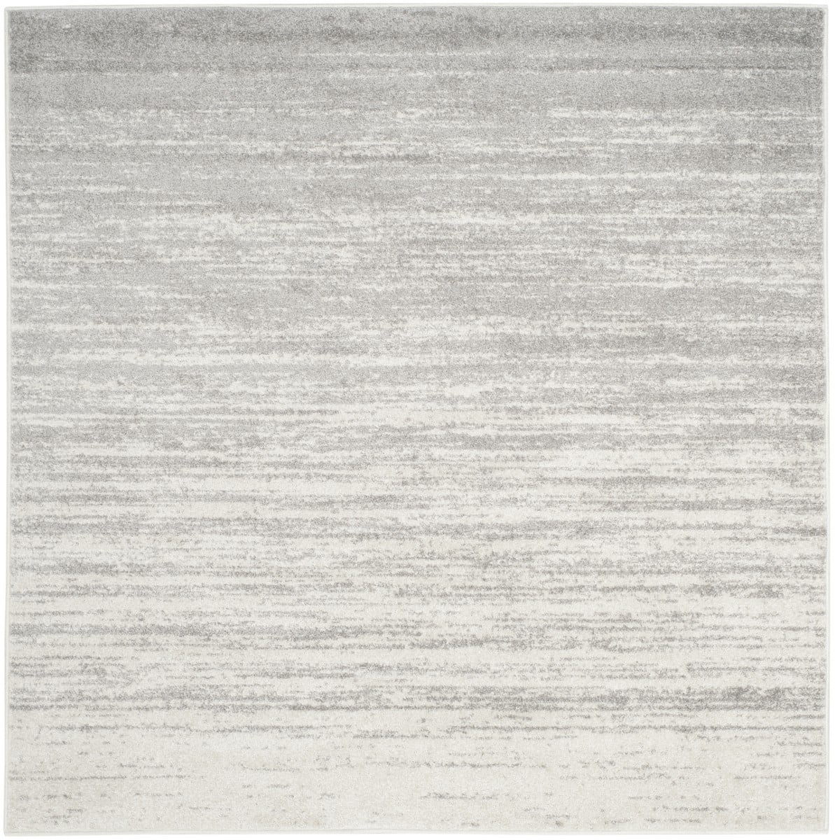 SAFAVIEH Adirondack Esmond Abstract Area Rug, Ivory/Silver, 3' x 3 ...