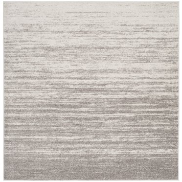Mainstays Block Polypropylene Rug, 4'11" x 7', Black - Walmart.com