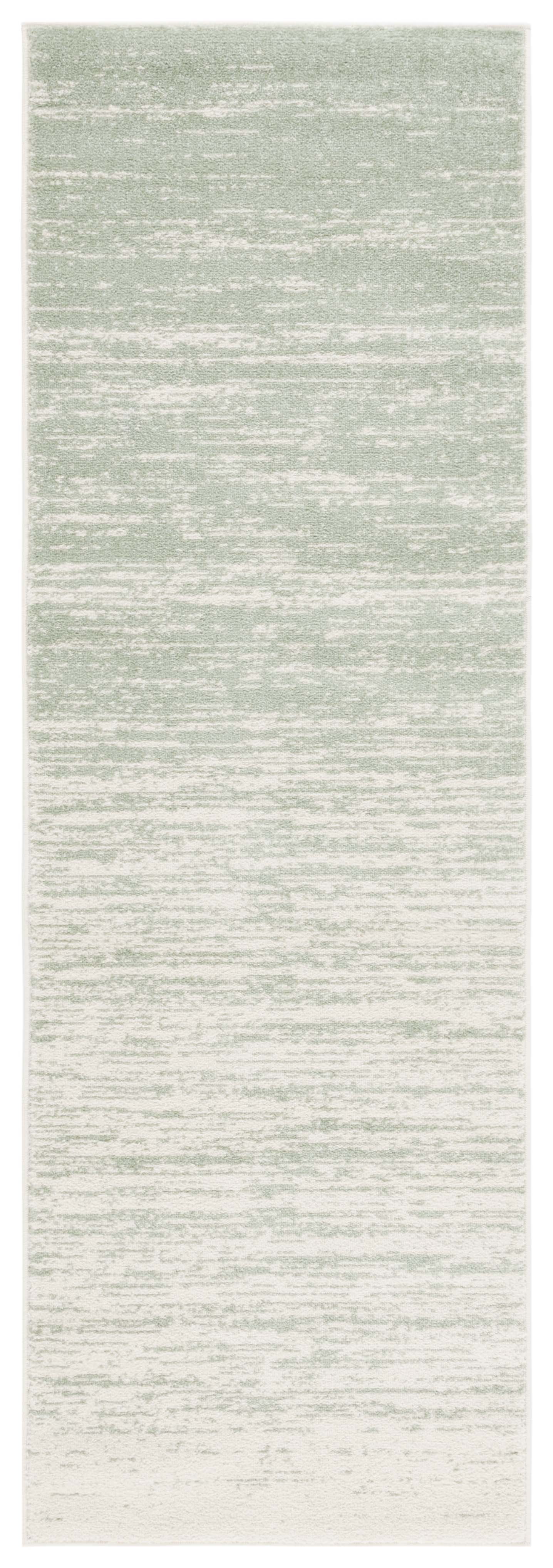SAFAVIEH Adirondack Esmond Abstract Runner Rug, Sage/Ivory, 2'6" x 8 ...
