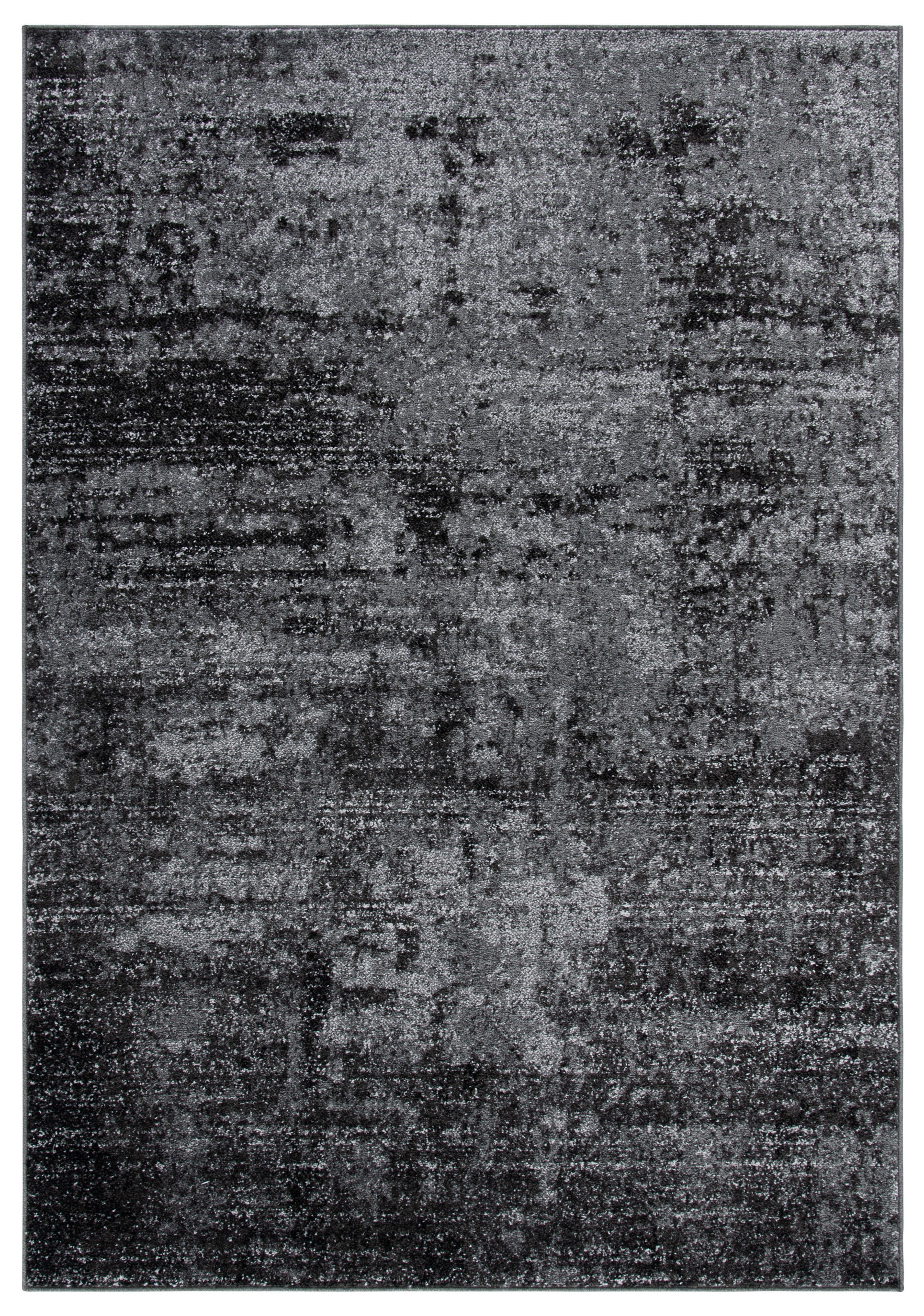 SAFAVIEH Adirondack Johna Abstract Area Rug, Black/Ivory, 4' x 6 ...